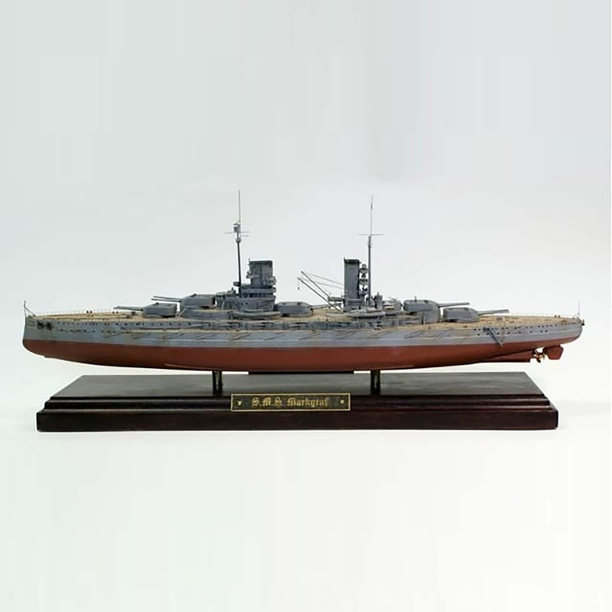 Model Ship Markgraf WWI German Battleship Scale ICM S005 1:350 Plastic ...