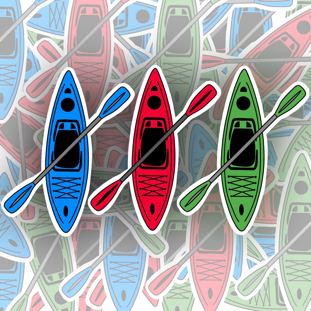 Kayak Sticker Waterproof Sticker Weatherproof Sticker Vinyl Sticker ...