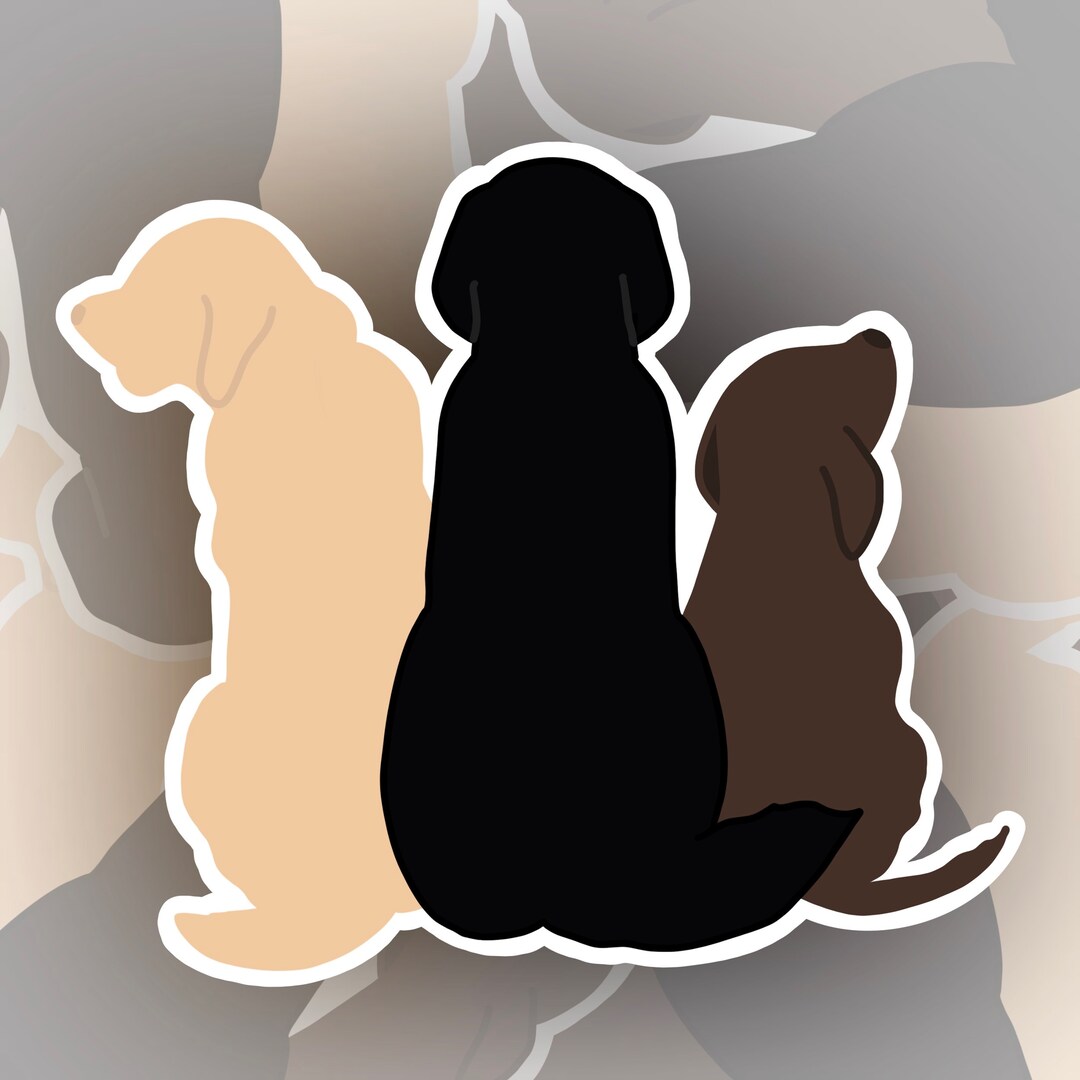 Labrador Retriever Sticker Sticker for a Cause Lab Rescue Sticker Lab ...