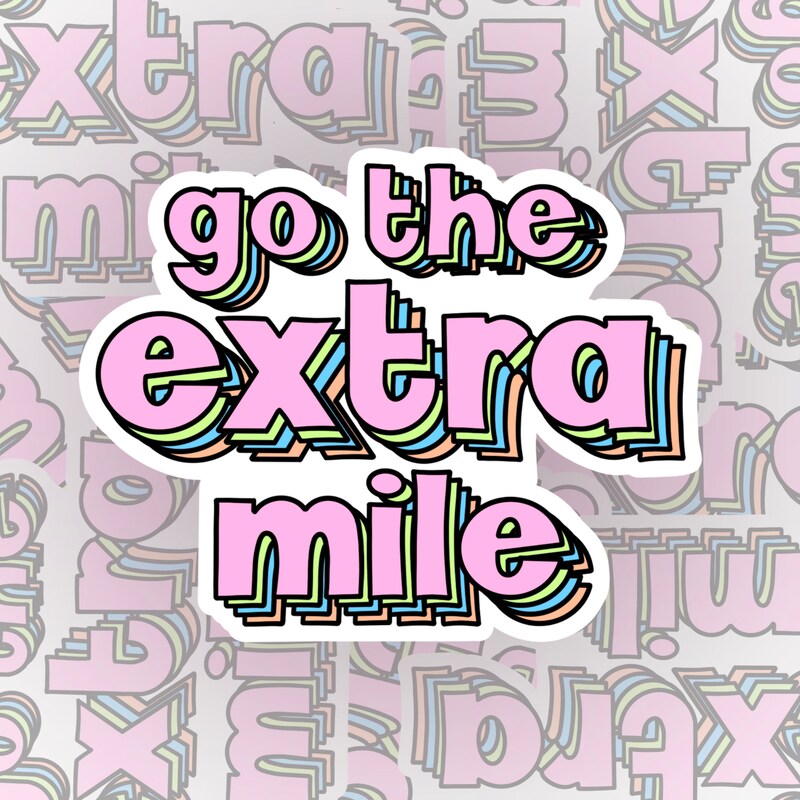 Extra Mile - Etsy