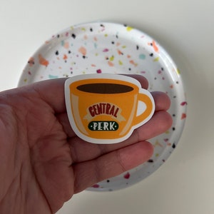 Friends Central Perk Mug Laptop Sticker WATERPROOF Sticker Vinyl ...