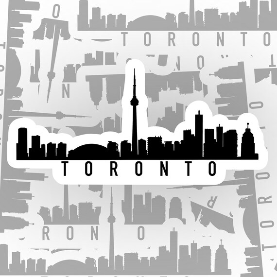 Toronto Skyline Sticker WATERPROOF - Etsy
