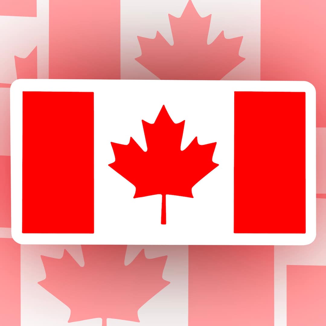 Canadian Flag Sticker WATERPROOF Sticker Vinyl Sticker Canada Flag - Etsy