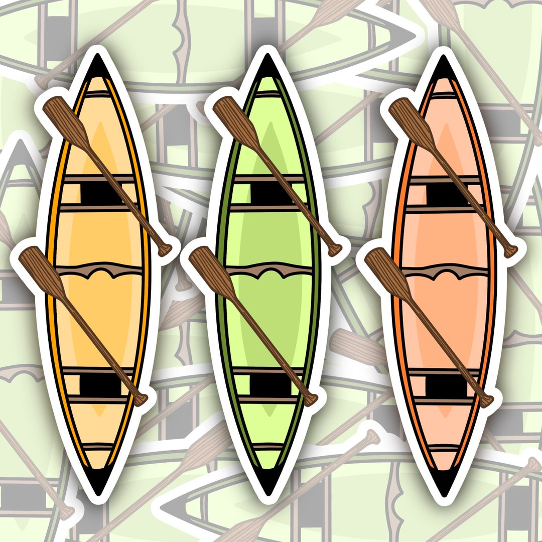 Canoe Sticker Waterproof Sticker Weatherproof Sticker Vinyl Sticker ...