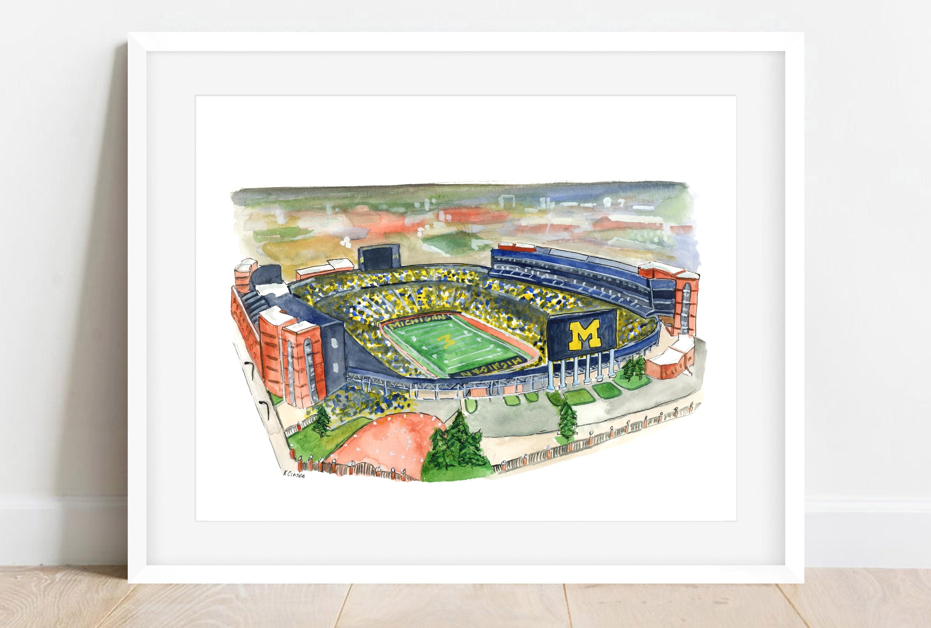 Michigan Wolverines Football Stadium Prints