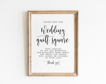 Please Sign Our Guest Quilt Wedding Quilt Guestbook - Etsy