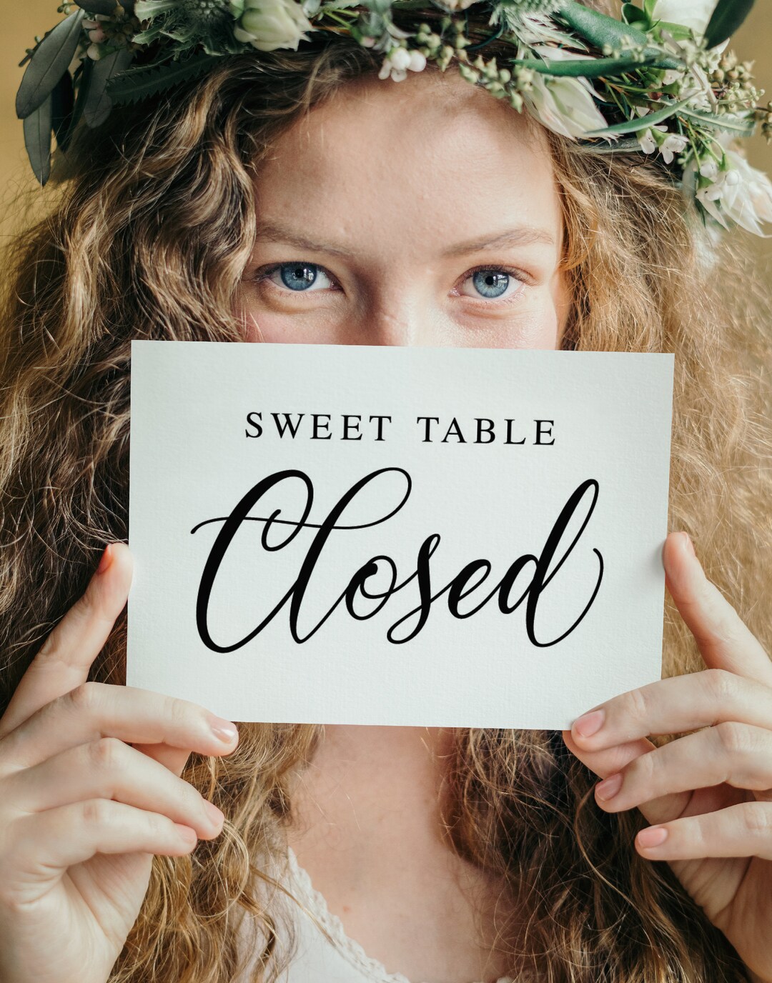 Sweet Table Closed, Modern Minimalist Wedding Reception Signs, Wedding ...