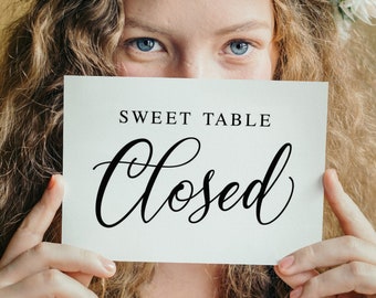 Dessert Table Opens After Dinner Wedding Dessert Table Sign - Etsy