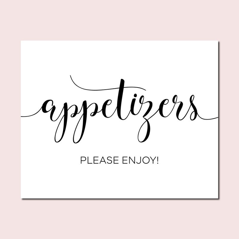 Wedding Food Signs - Etsy