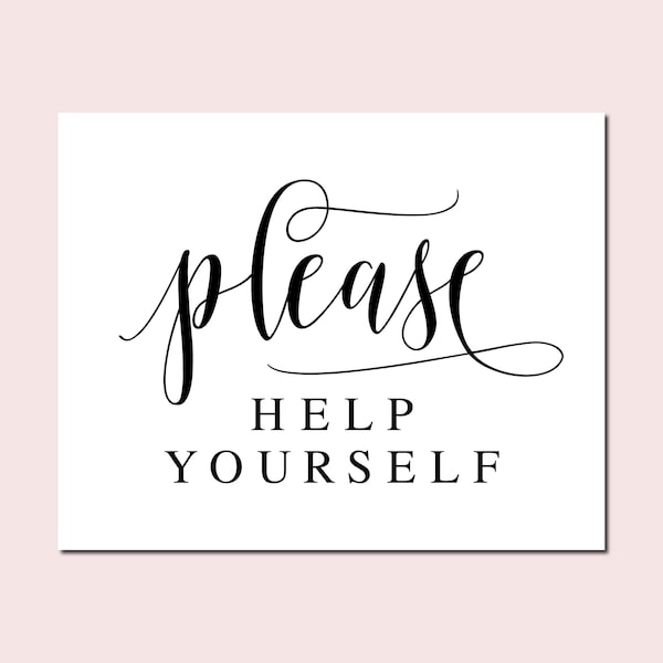 Please Help Yourself - Etsy