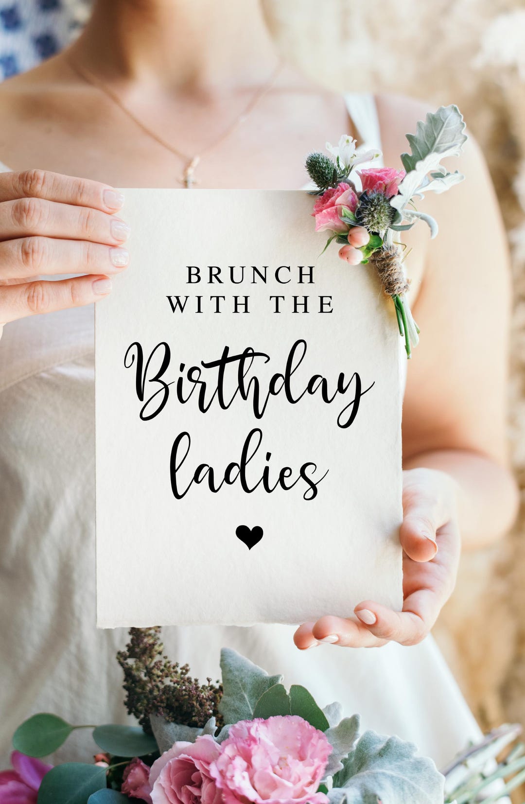 Brunch With the Birthday Ladies, Modern Minimalist Birthday Brunch ...