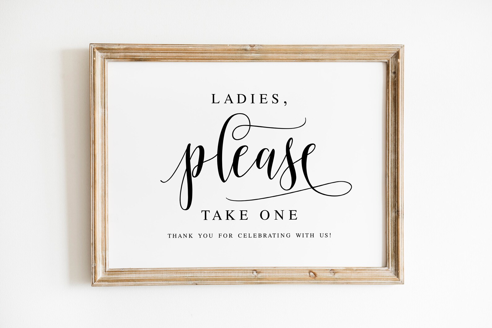 Ladies Please Take One Please Take One Sign Thank You for | Etsy
