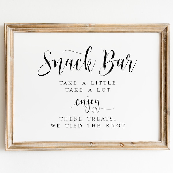 Snack Bar Sign - Etsy