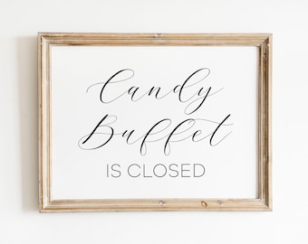 Candy Buffet Signs - Etsy