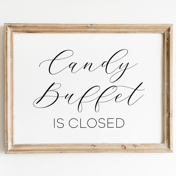 Candy Buffet Signs - Etsy