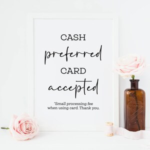 Cash Preffered Card Accepted, Card Payments Accepted, Office Business ...