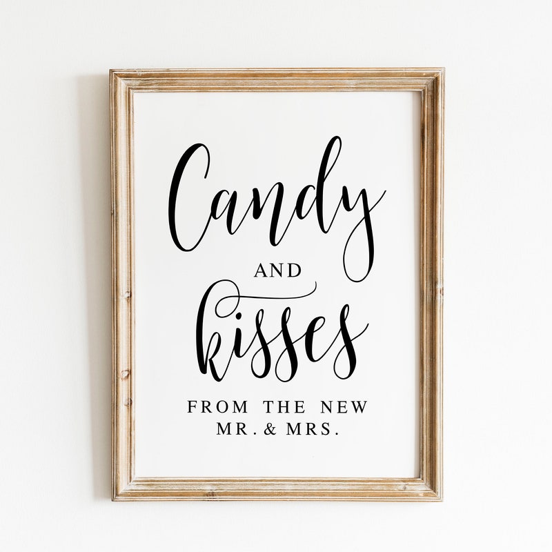 Candy Table Sign - Etsy