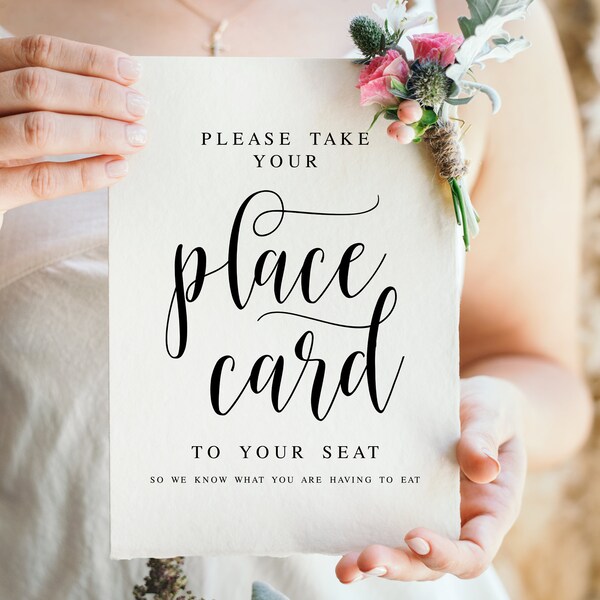 Place Card Sign - Etsy