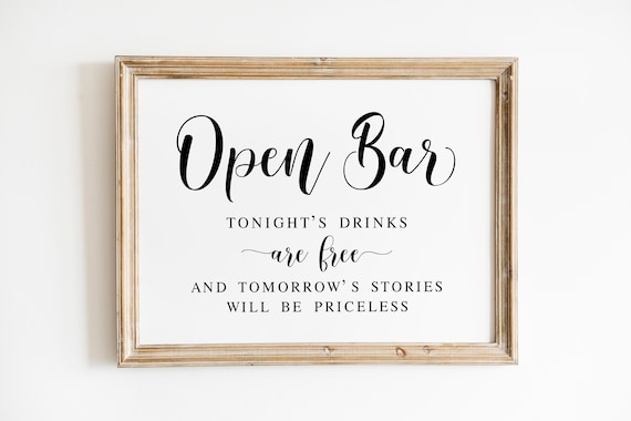 Open Bar Quotes