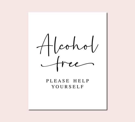 Alcohol free wedding | Honestweddingadvice.com