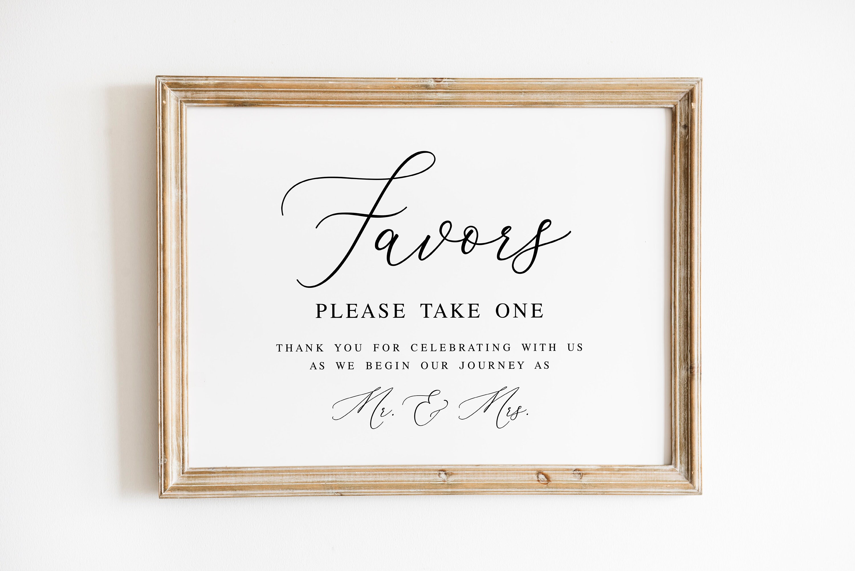 Favors Please Take One Thank You For Celebrating With Us | Etsy