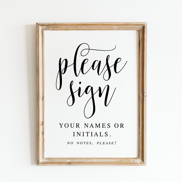 Guest Book Sign - Etsy