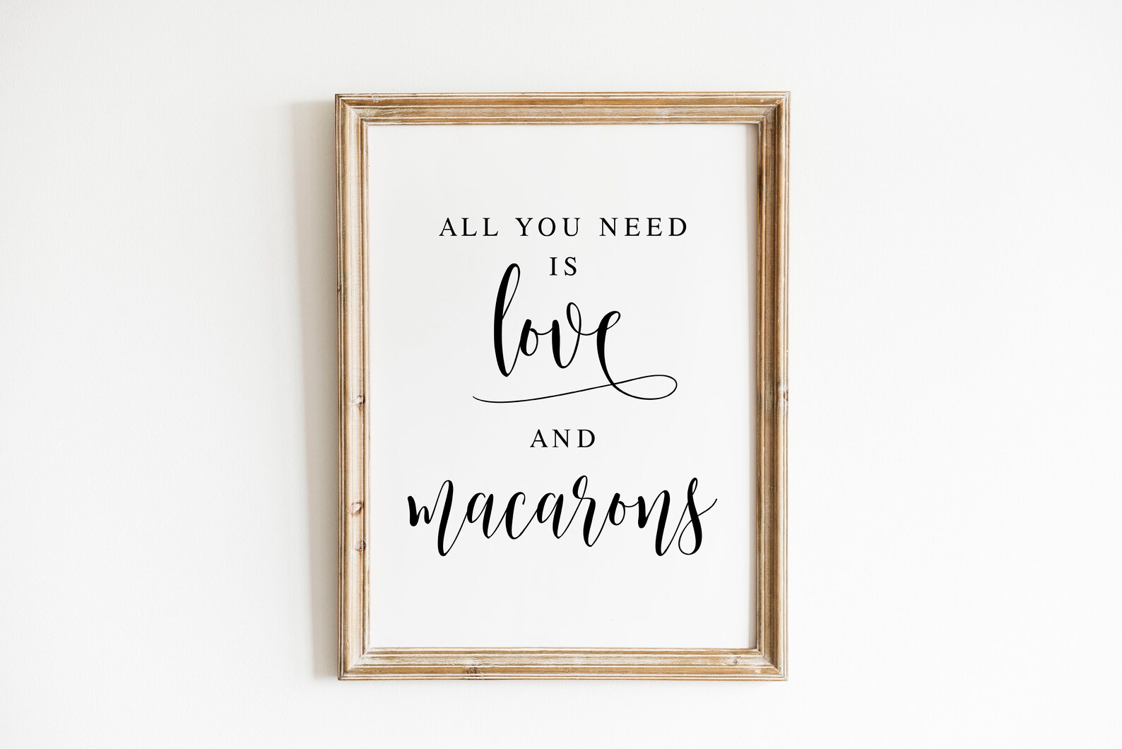 All You Need Is Love And Macarons Wedding Signs Wedding | Etsy