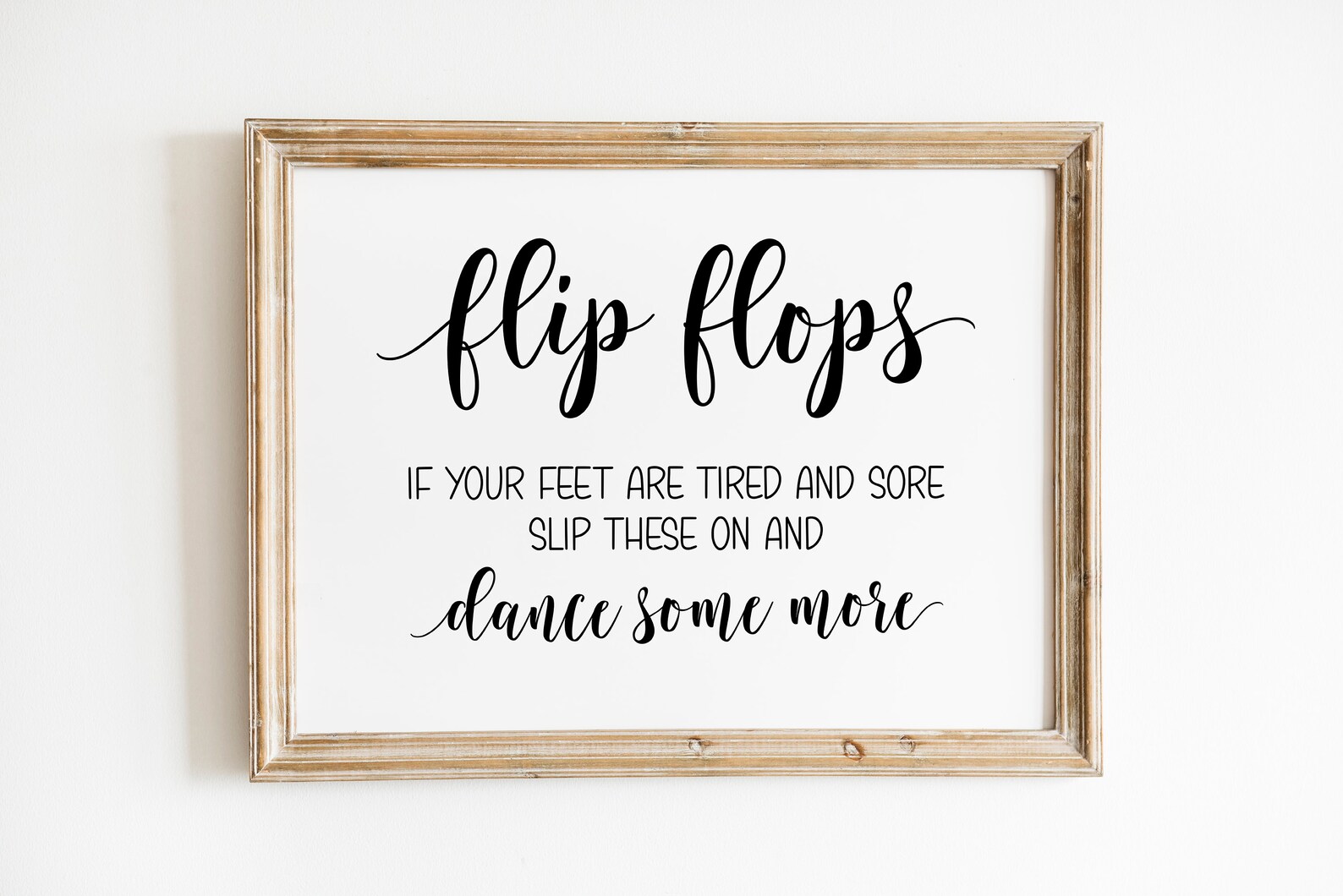 Flip Flops Sign Wedding Dancing Shoes Sign If Your Feet Are - Etsy