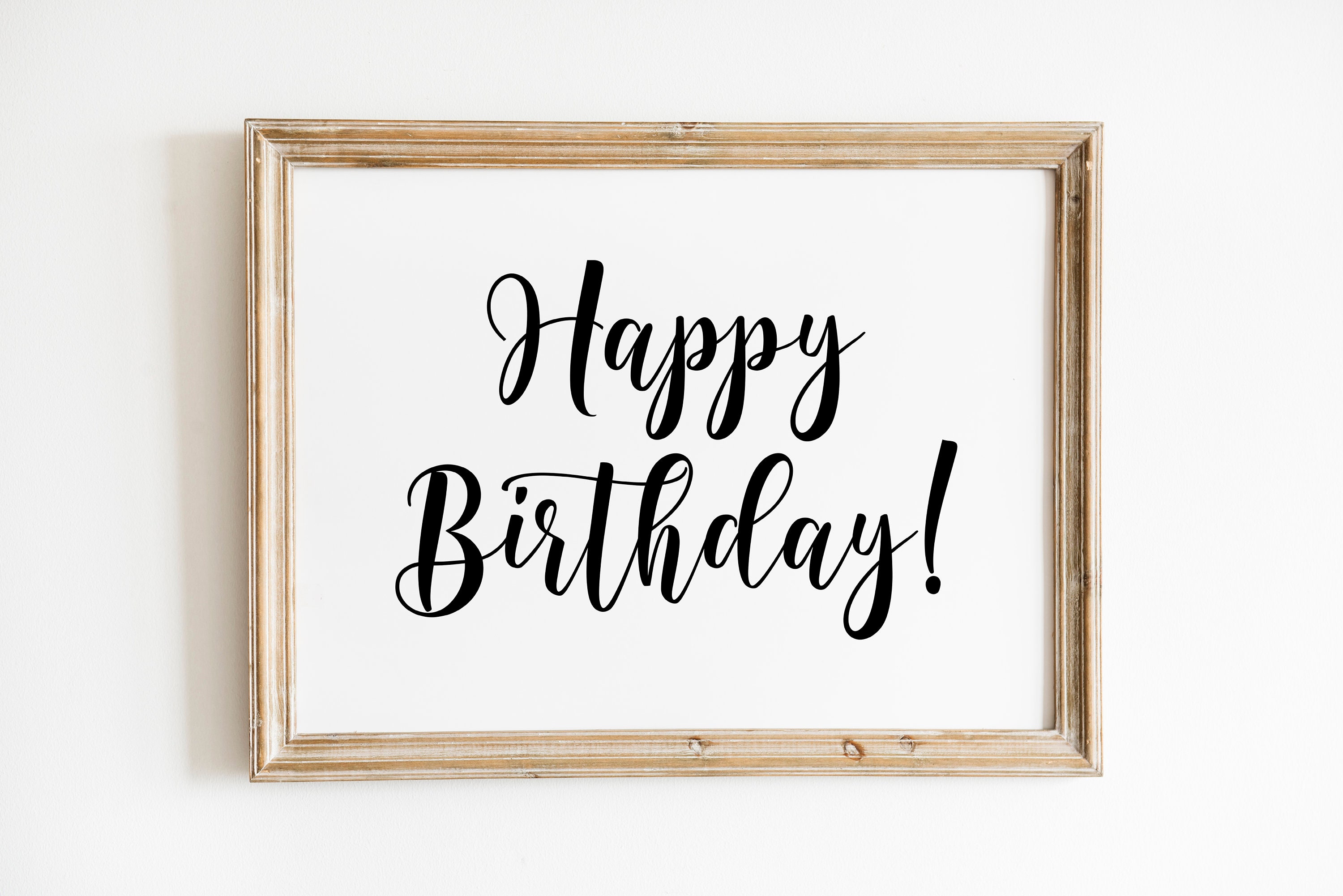 Happy Birthday Sign Birthday Printables Birthday Decor Sign - Etsy France