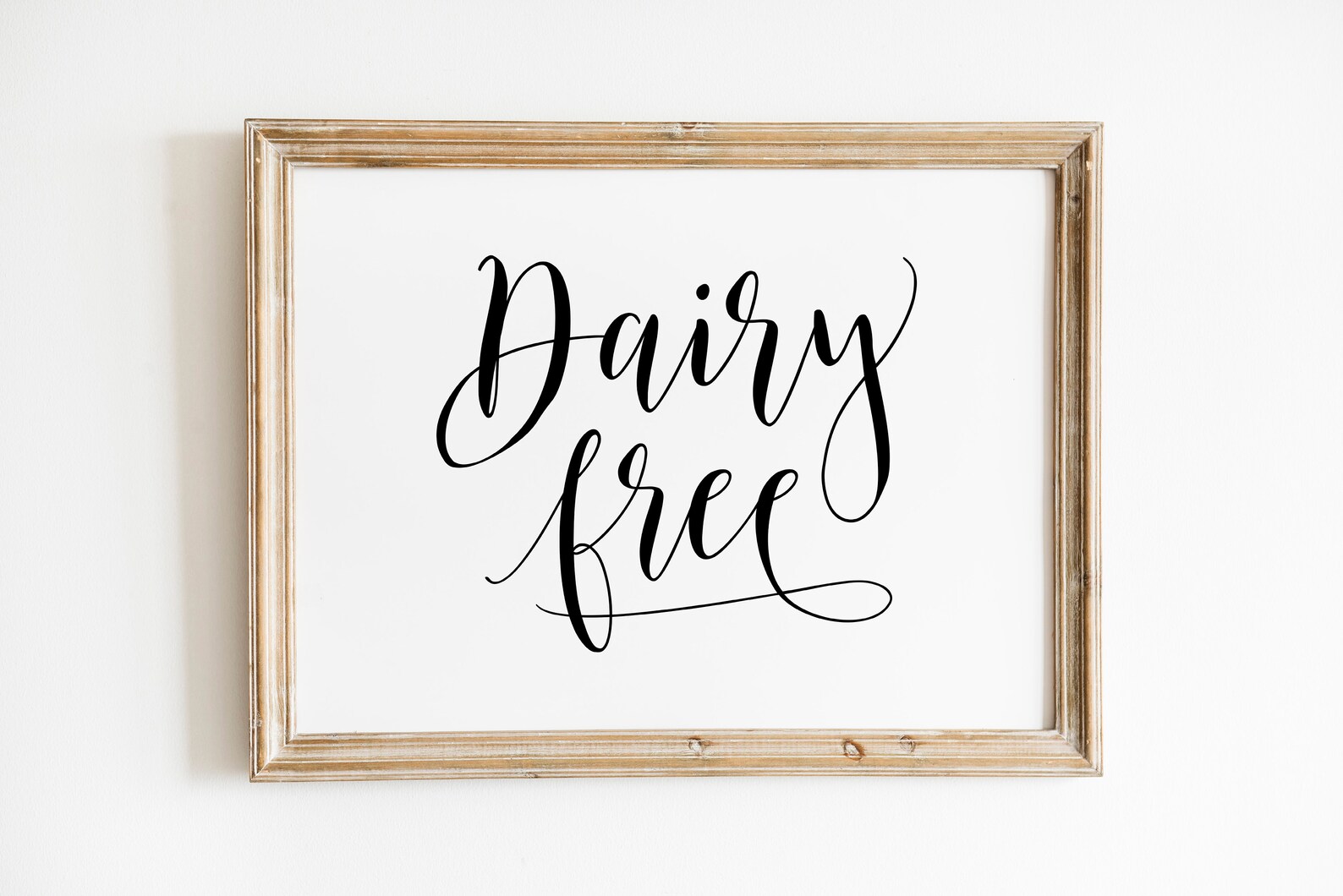 Dairy Free Sign Wedding Signs Dairy Free Table Sign Dairy - Etsy