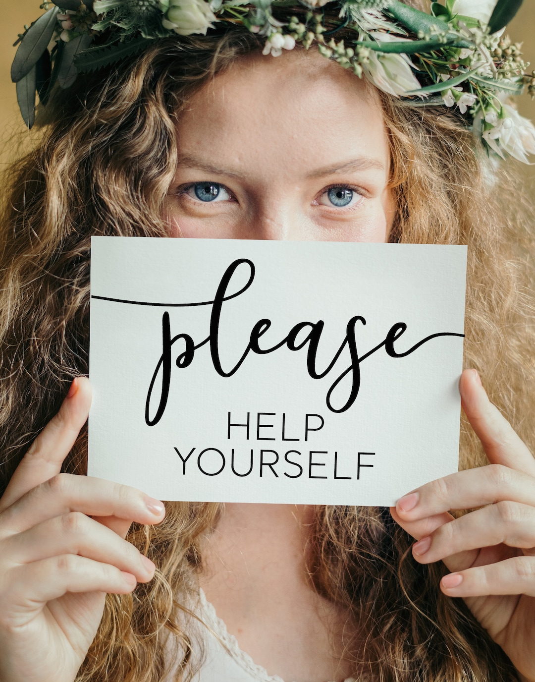 Please Help Yourself Wedding Signs Modern Minimalist Wedding - Etsy