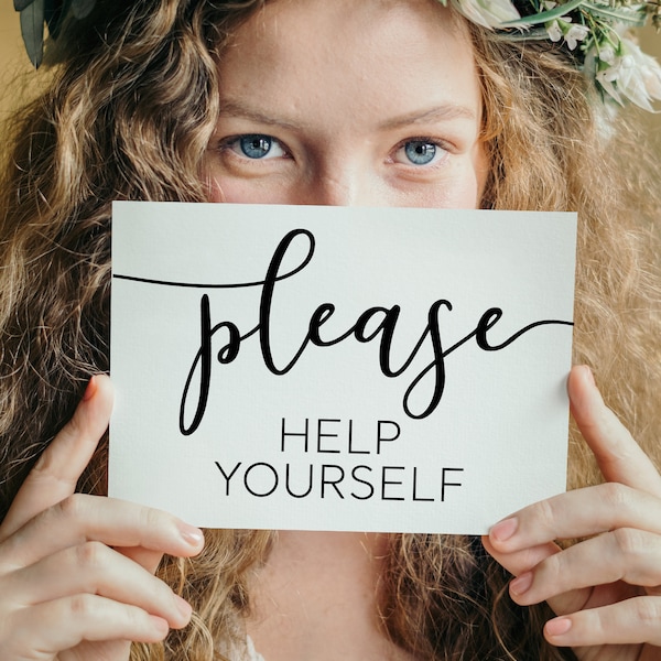 Please Help Yourself - Etsy