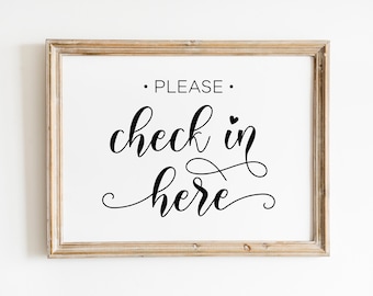 Please Check In - Etsy