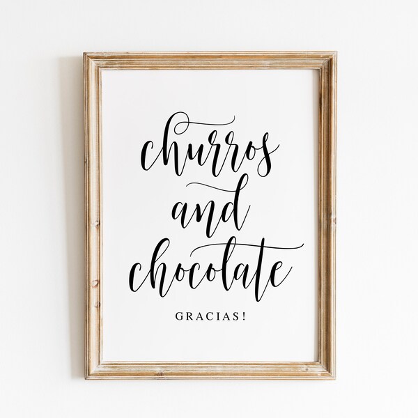 Churros Printable Sign - Etsy
