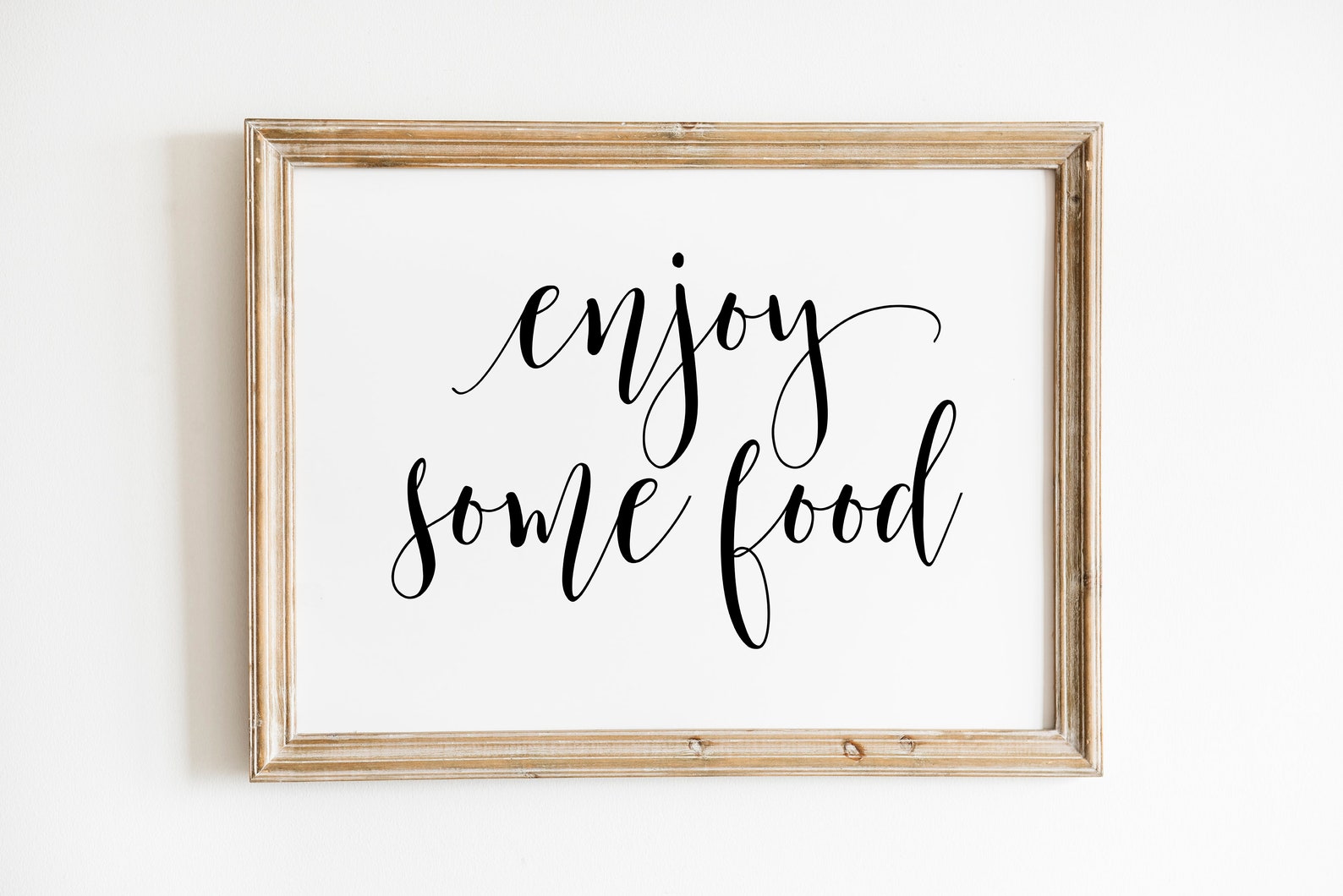 Enjoy Some Food Sign Wedding Signs Wedding Food Bar Sign | Etsy