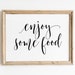 Enjoy Some Food Sign, Wedding Signs, Wedding Food Bar Sign, Wedding ...