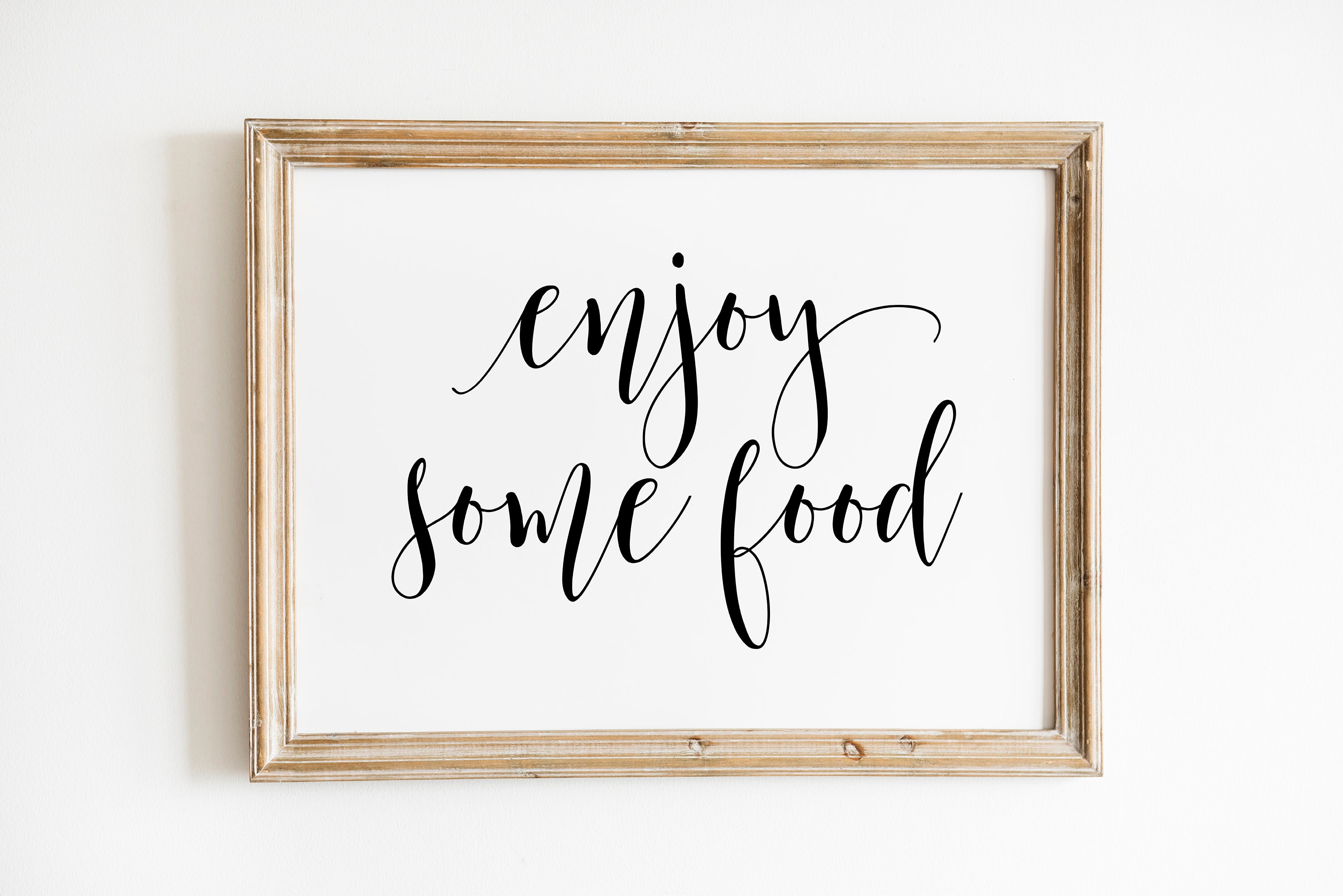 Enjoy Some Food Sign Wedding Signs Wedding Food Bar Sign | Etsy