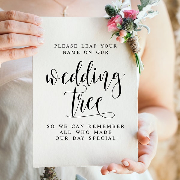 Our Wedding Tree - Etsy