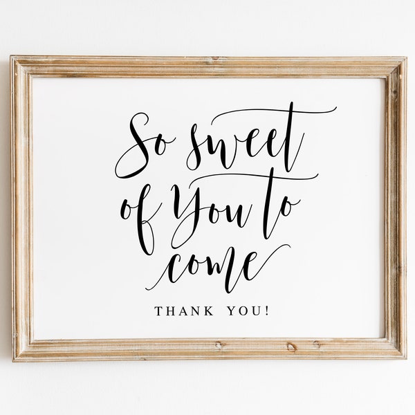 Sweets Table Sign - Etsy