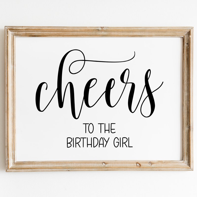 Cheers Sign - Etsy