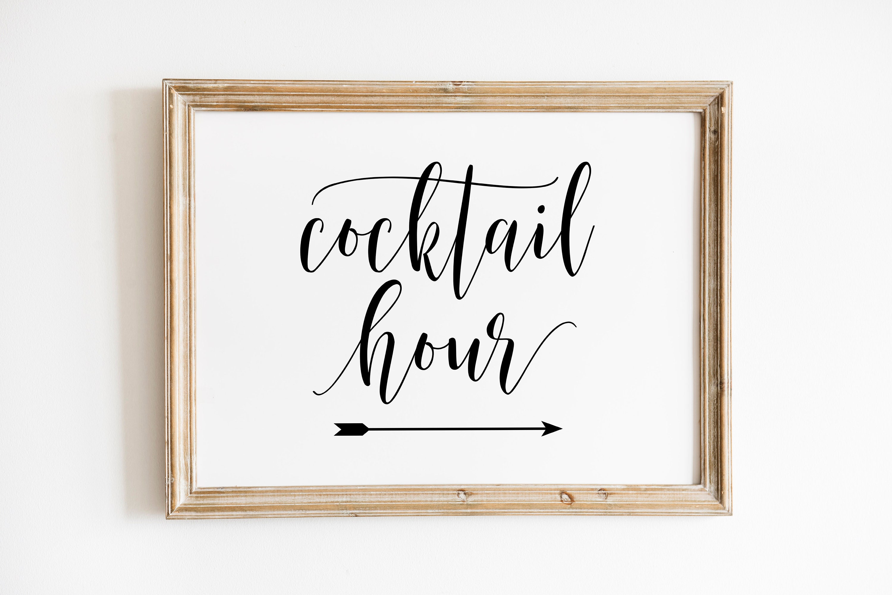 Cocktail Hour Sign Wedding Signs Wedding Reception Sign | Etsy