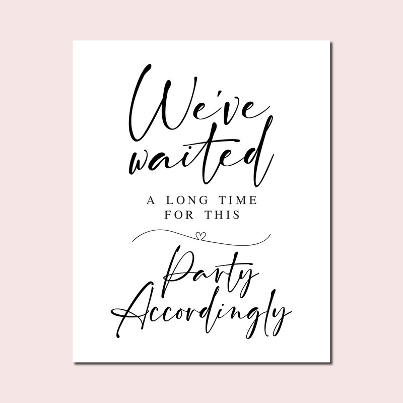 Wait Time Sign - Etsy