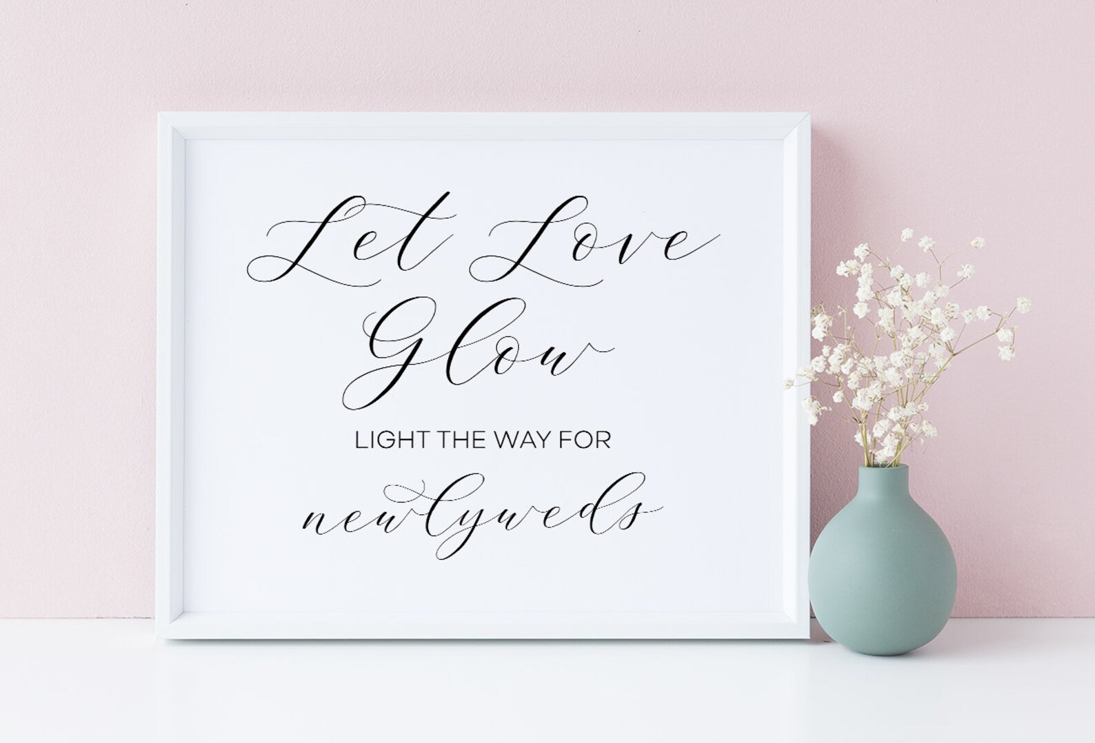 Let Love Glow Light the Way for Newlyweds Wedding Sayings - Etsy