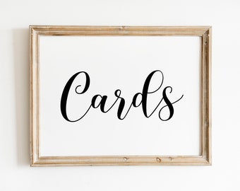 Wedding Cards Sign | Etsy