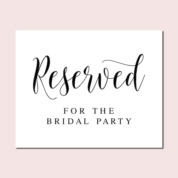 Bridal Party Sign - Etsy