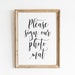 Please Sign Our Photo Mat, Wedding Signs, Please Sign, Wedding ...