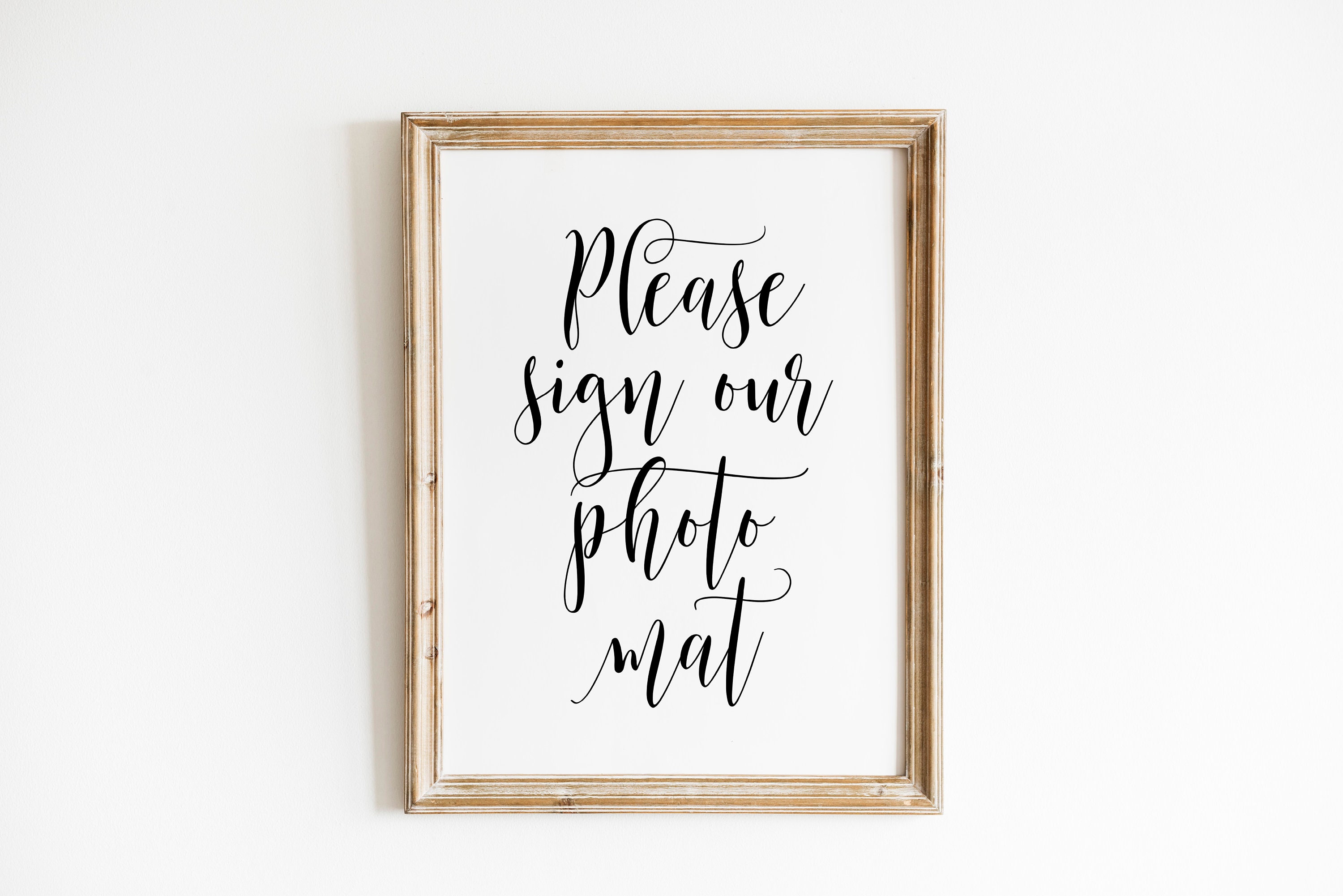 Please Sign Our Photo Mat Wedding Signs Please Sign Wedding | Etsy