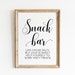 Snack Bar, Life Can Be Salty but Love is Sweet, Sweet Treats Table Sign ...