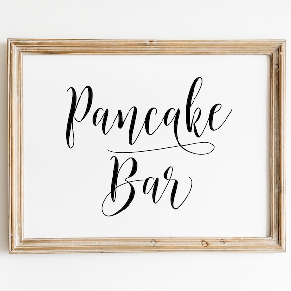 Pancake Wedding Sign - Etsy