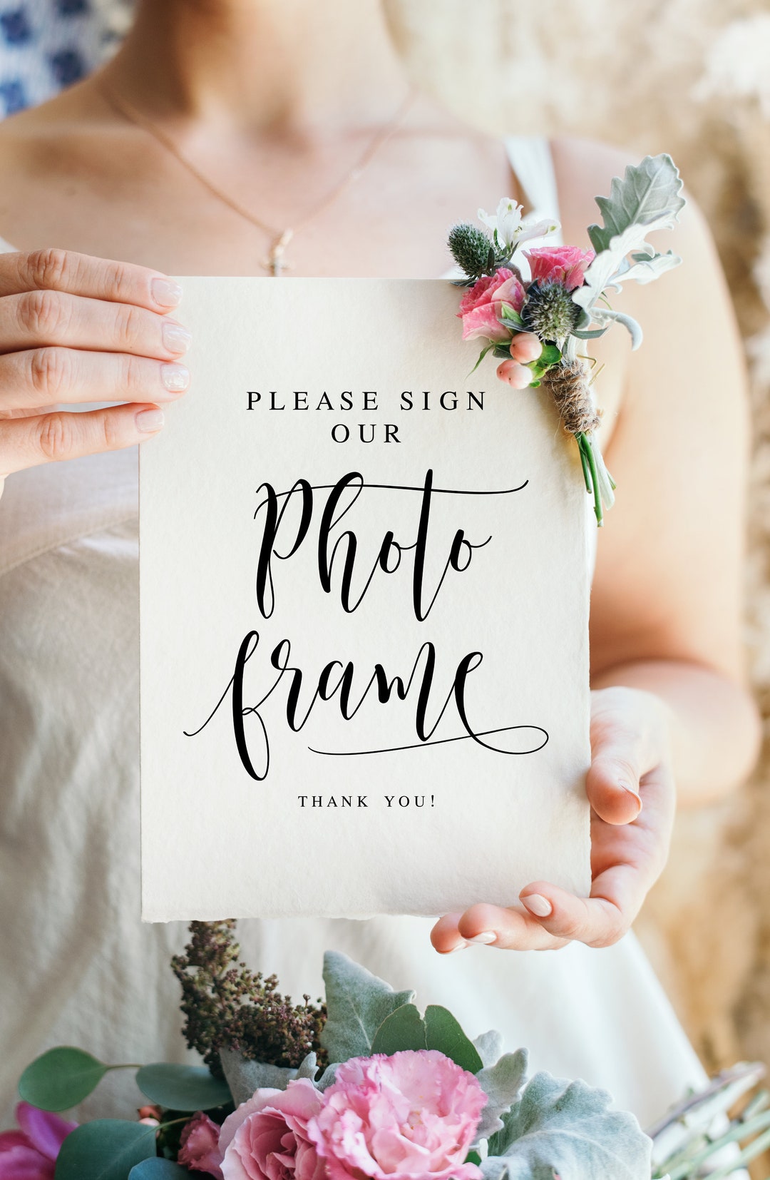 Please Sign Our Photo Frame, Wedding Signs, Wedding Photo Frame ...